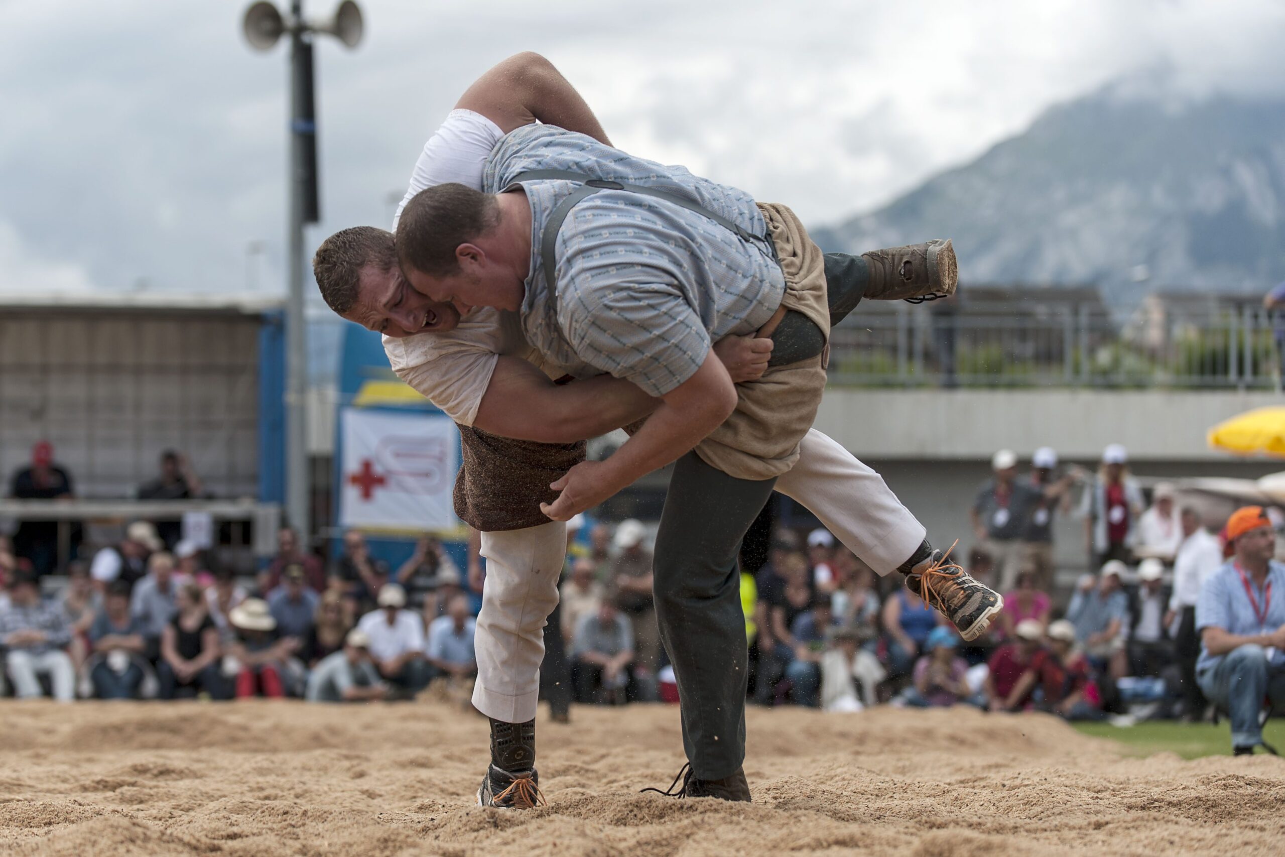 Aubonne: letztes Kranzfest 2014 | Schlussgang