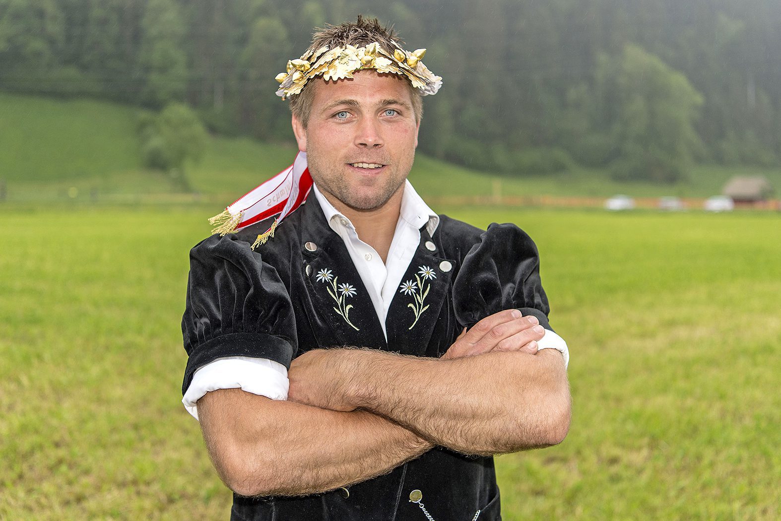 100. Kranzgewinn für Willy Graber | Schlussgang