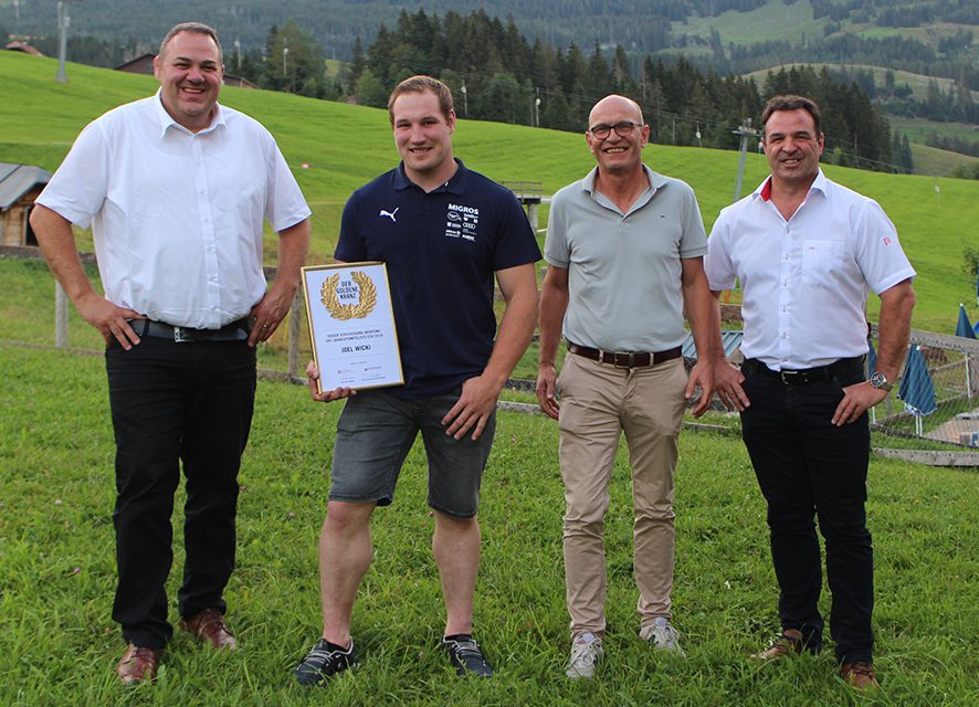 Joel Wicki als bester Schwinger 2019 ausgezeichnet | Schlussgang