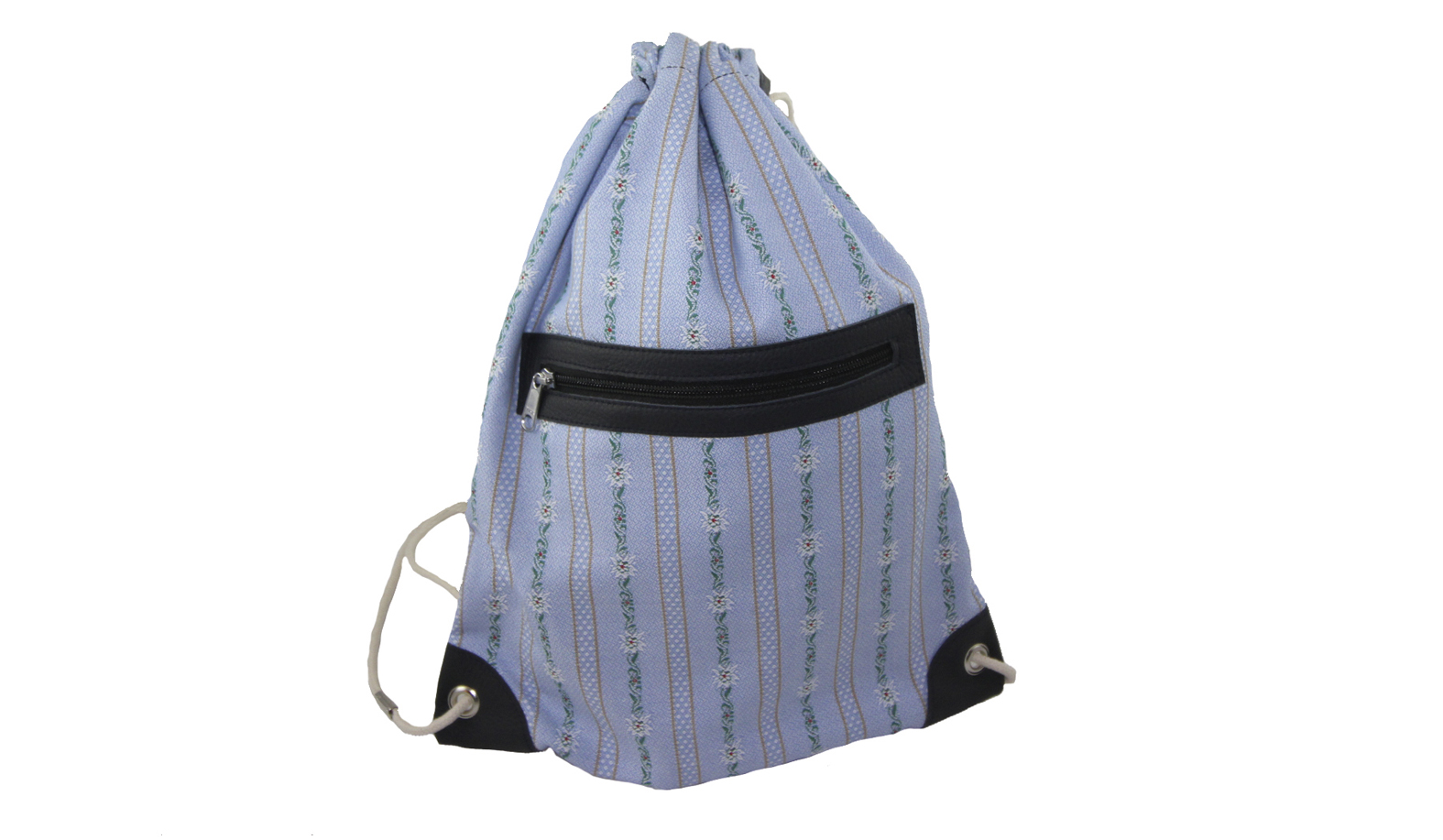 Karlen Swiss: Jetzt im Shop: Turnsack aus Edelweiss-Stoff | Schlussgang