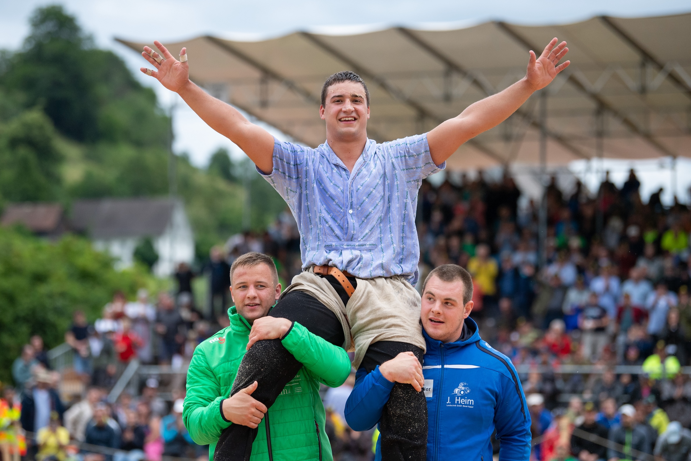 Nordostschweizer Schwingfest Meilen: Erster NOS-Triumph für Werner ...