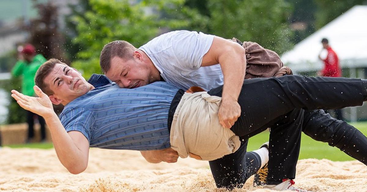 Christian Schuler gewinnt 100. Kranz | Schlussgang