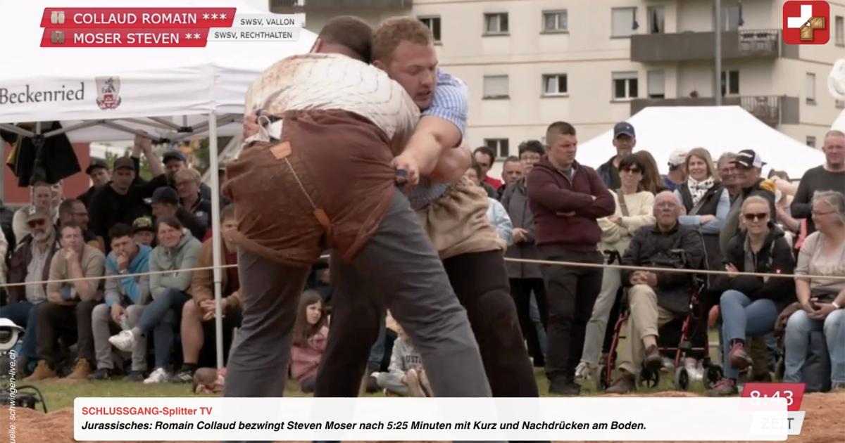 SCHLUSSGANG Splitter TV: Im Video vom Jurassischen 2024: Romain Collaud ...